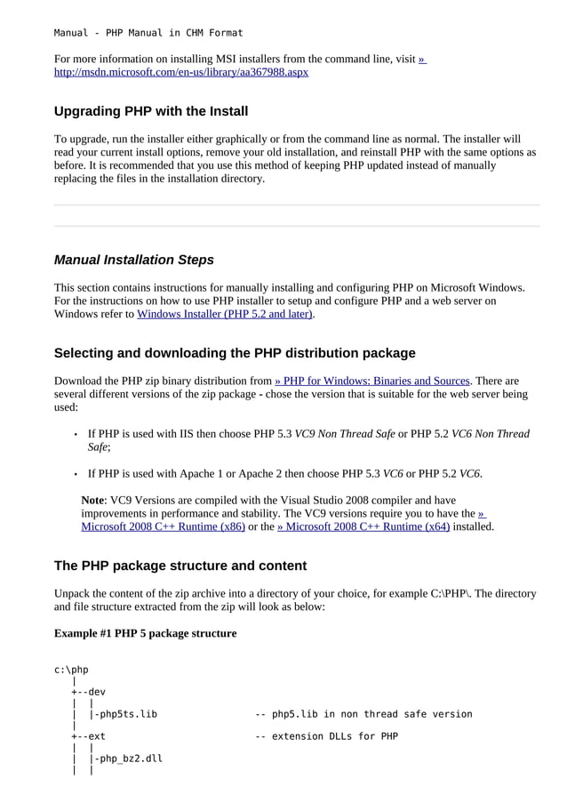 Manual oficial de php5 | PDF