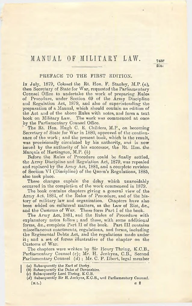 Manual of military law 1914 | PDF | Law