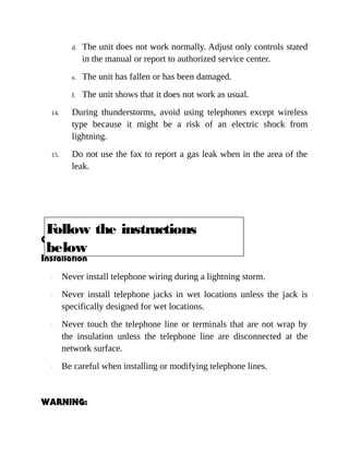 Manual of panasonic fax machine-55030114 | DOC