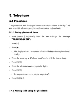 Manual of panasonic fax machine-55030114 | DOC