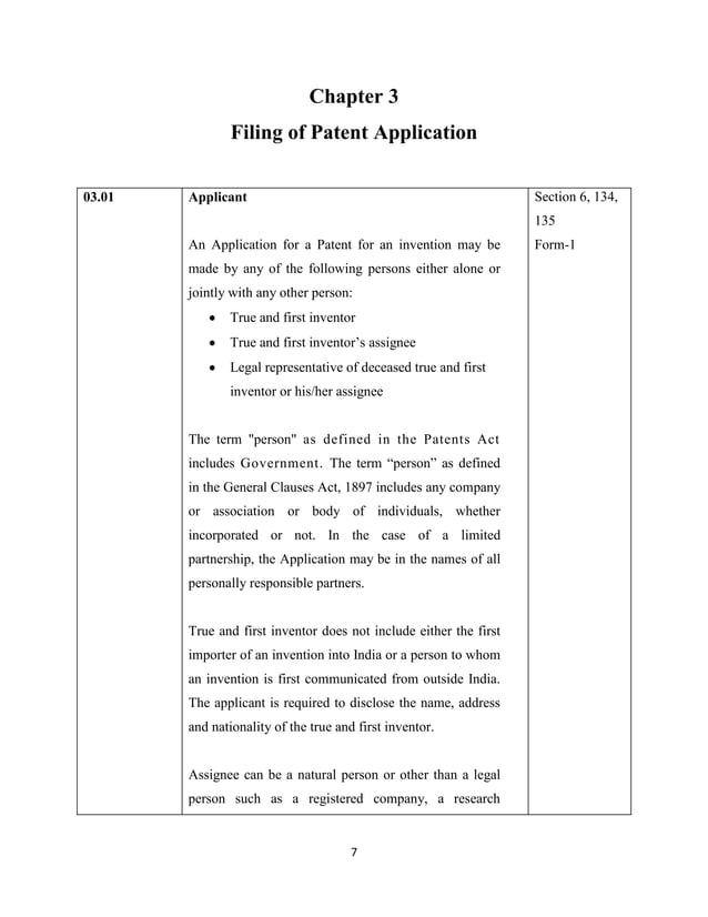 Manual of patent office practice and procedure in india | How to file a ...