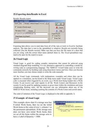 Manual of simul8 | PDF