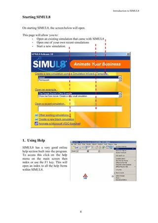 Manual of simul8 | PDF