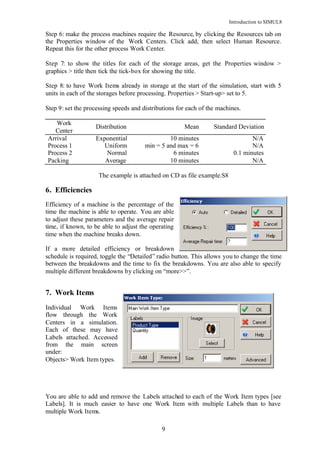 Manual of simul8 | PDF