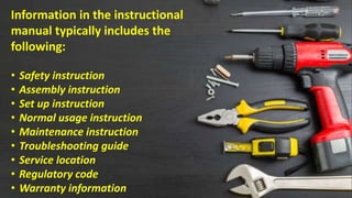 Manual of specification | PPTX