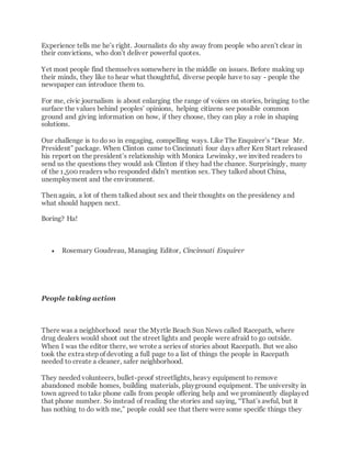 Manual on Civic Journalism | DOCX