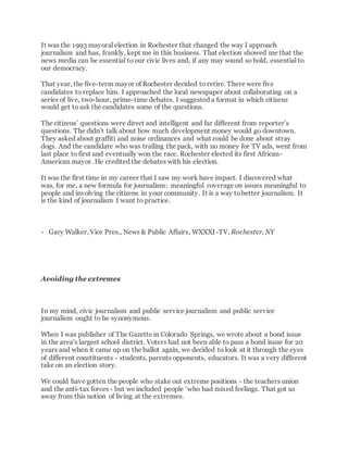 Manual on Civic Journalism | DOCX