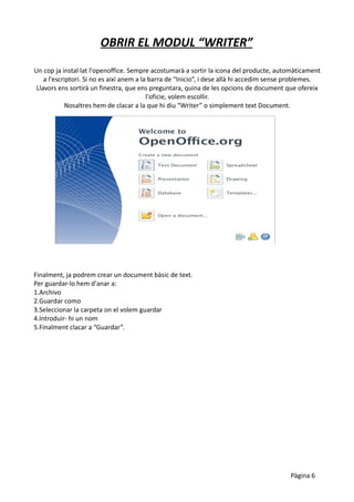 Manual open office | PDF