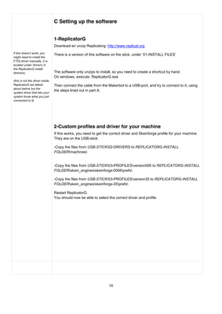 Manual Open Source CNC 3D makerbots | PDF