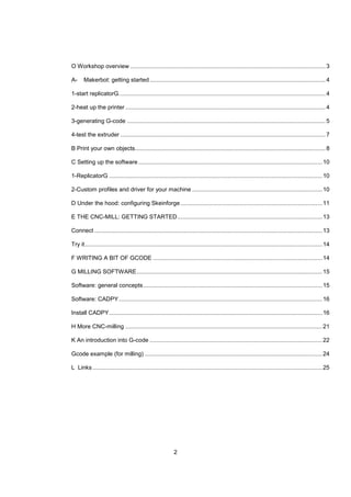 Manual Open Source CNC 3D makerbots | PDF