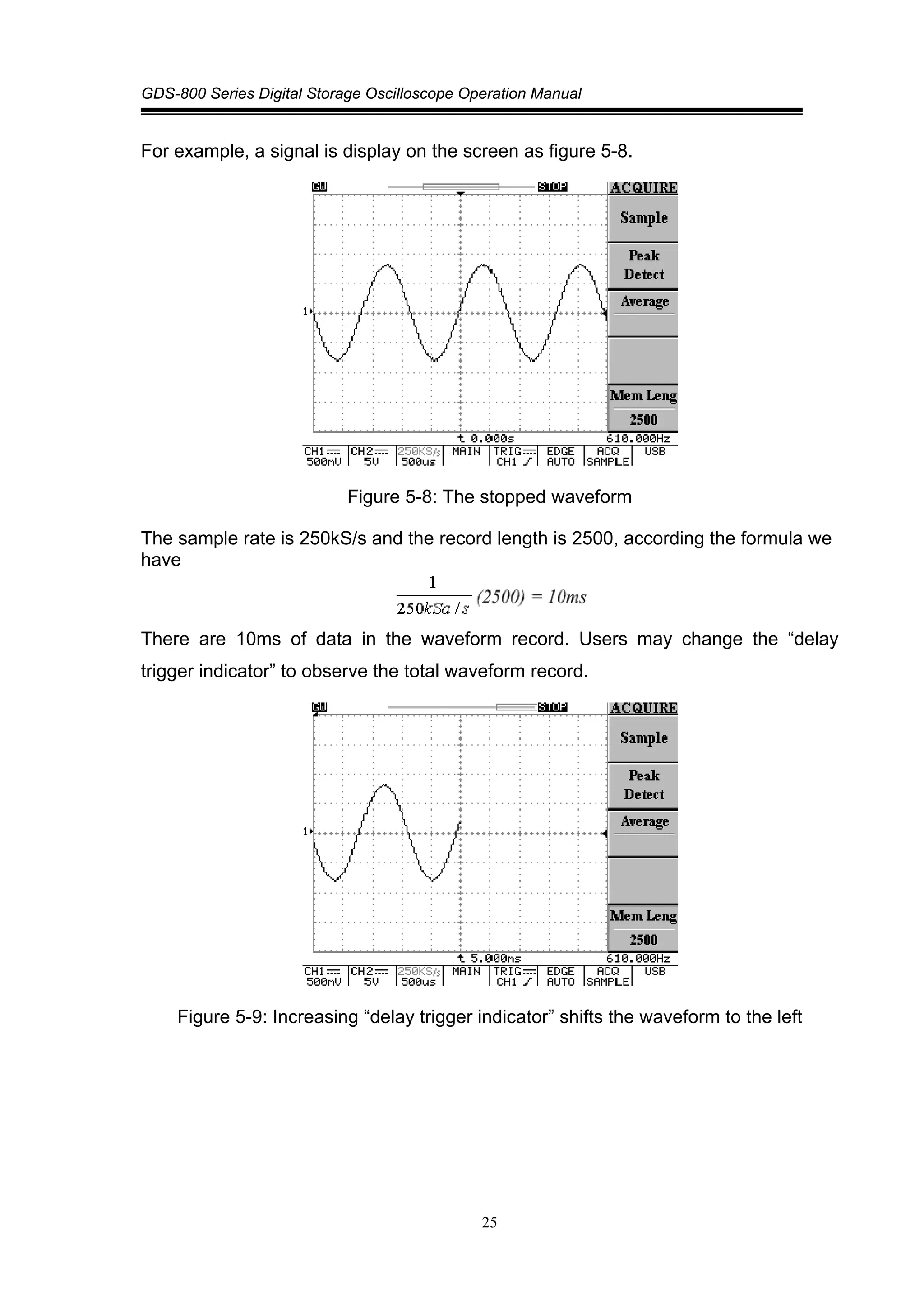Manual osciloscopio GDS-800 | PDF