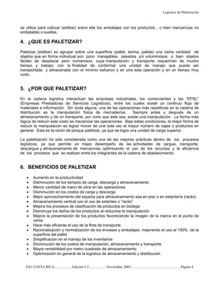 Manual de paletizacion | PDF