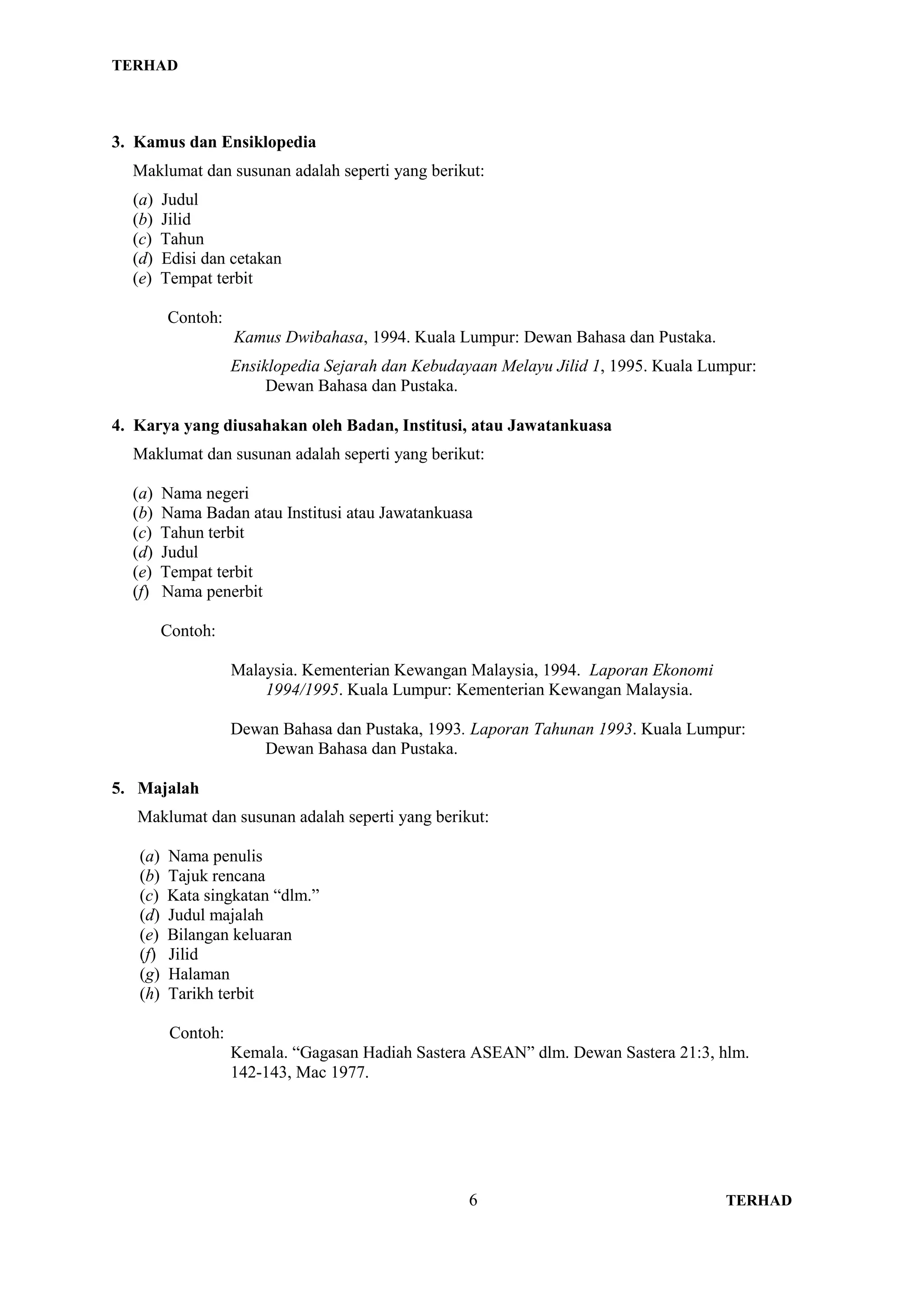 Manual panduan penulisan esei ilmiah kerja kursus bm p3 2019 | PDF