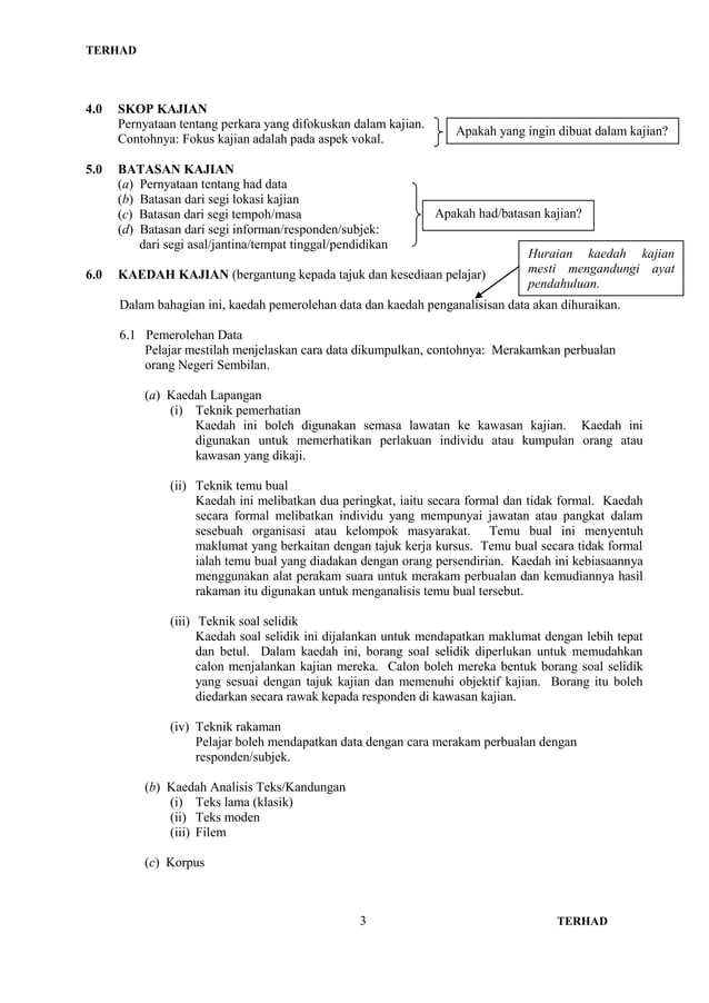 Manual panduan penulisan esei ilmiah kerja kursus bm p3 2019 | PDF