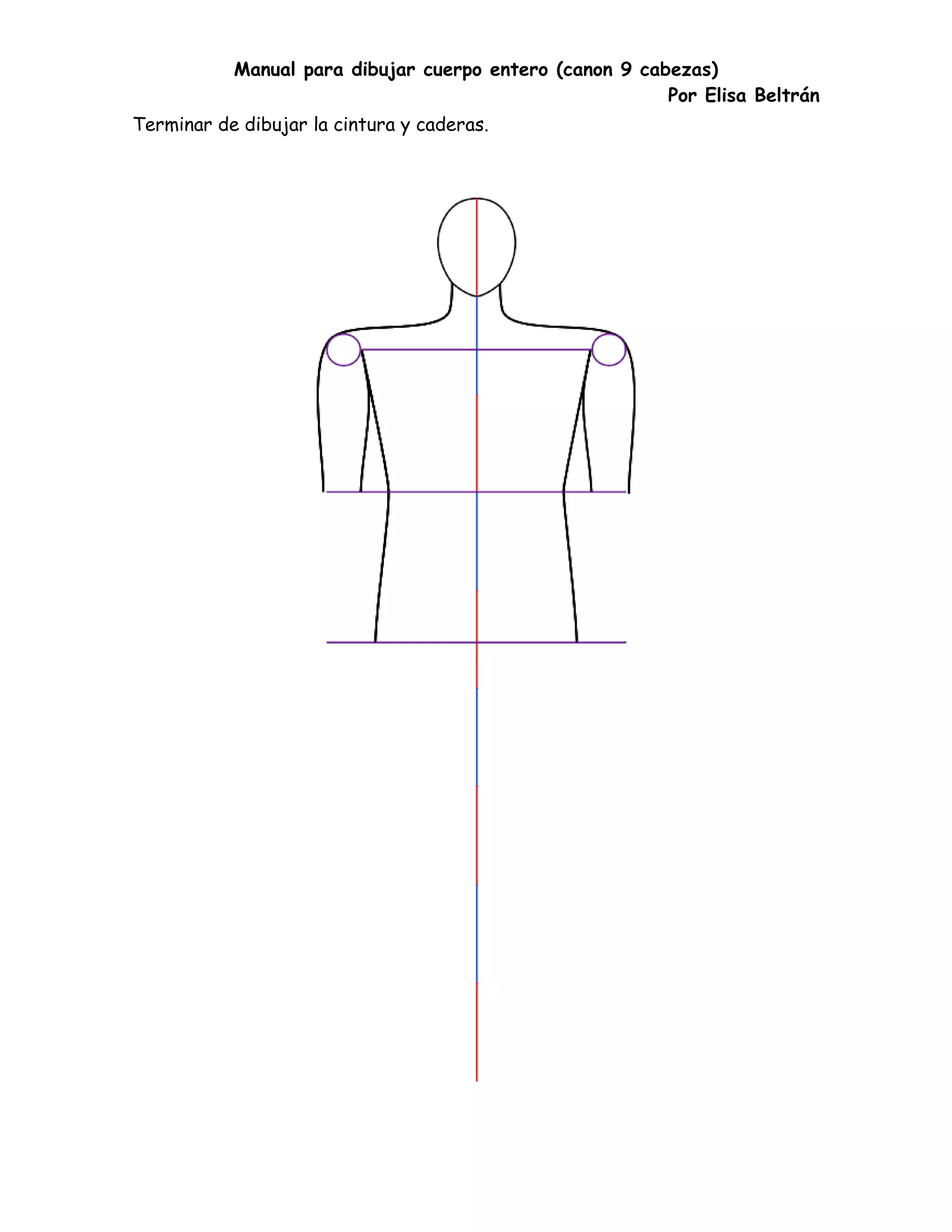 Manual para dibujar cuerpo entero | PDF