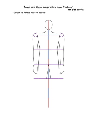 Manual para dibujar cuerpo entero | PDF