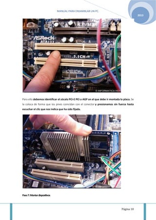 Manual para ensamblar un pc | DOCX