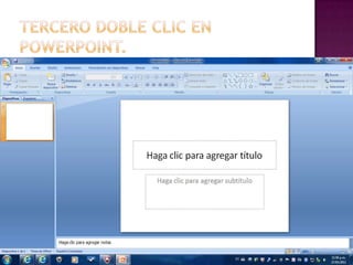 Manual para entrar y usar power point | PPTX