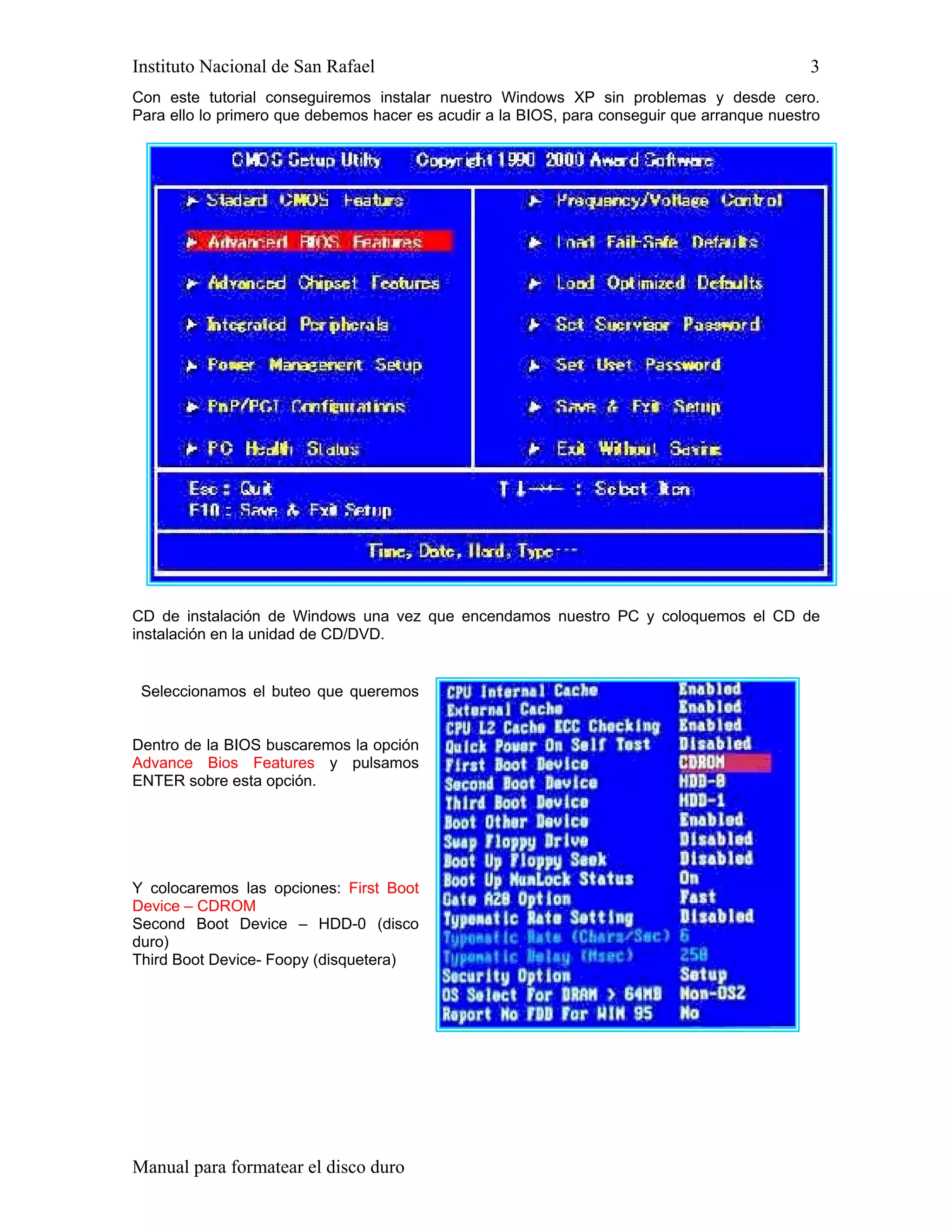 Manual para formatear un disco duro | PDF | Data Storage and ...