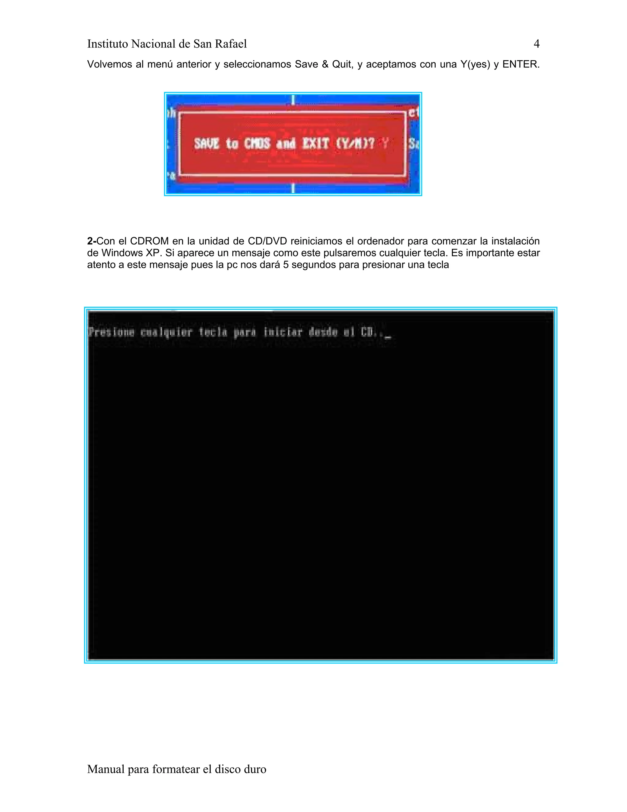 Manual para formatear un disco duro | PDF | Data Storage and ...