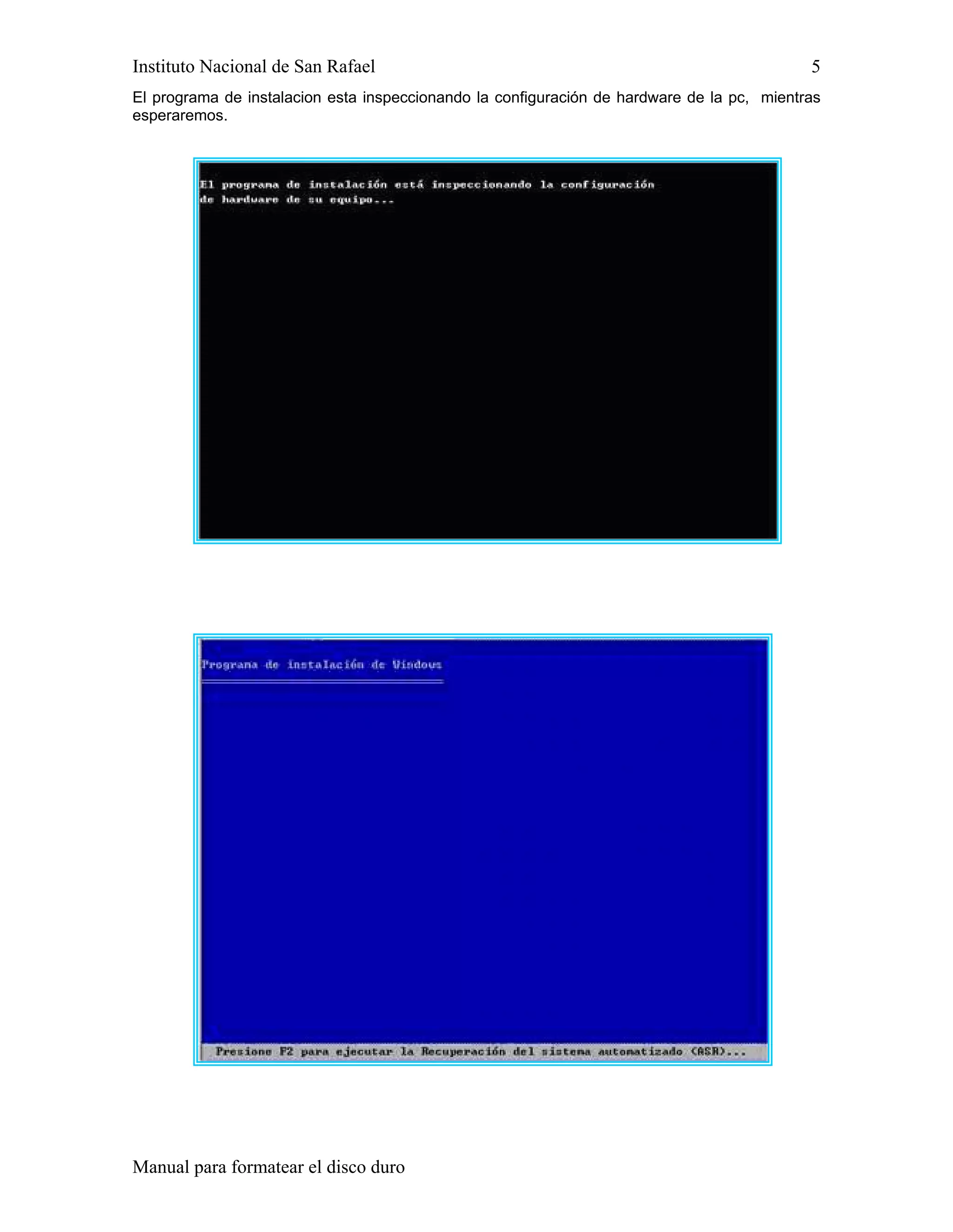 Manual para formatear un disco duro | PDF | Data Storage and ...