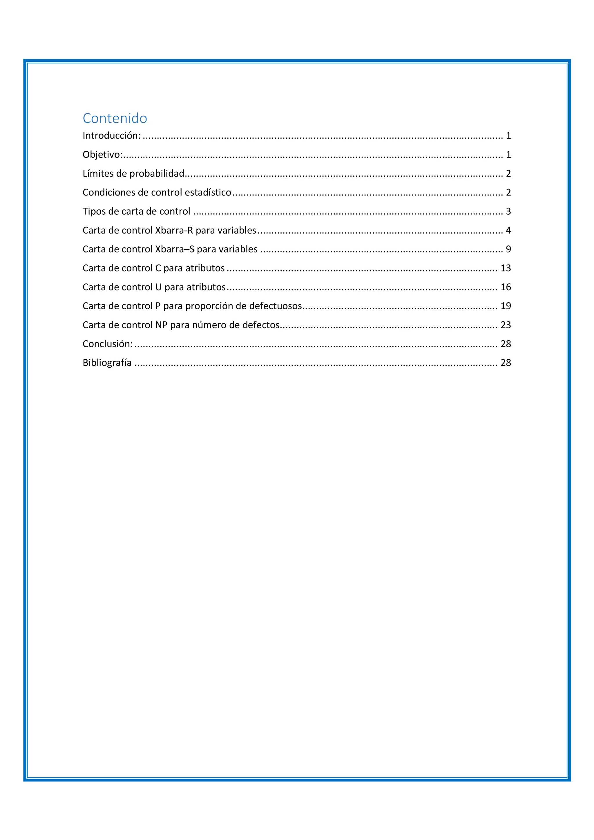 Manual para la elaboracion de cartas de control en minitab | PDF