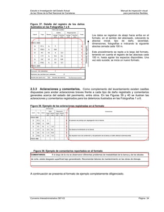 Manual para la inspección visual de pavimentos flexibles | PDF