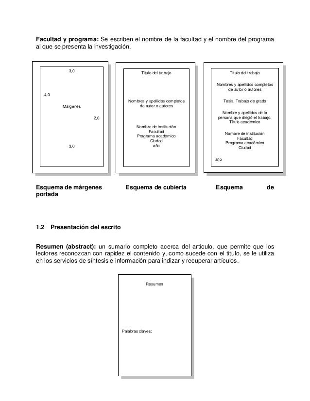 Manual para la presentación de trabajos escritos (normas apa)