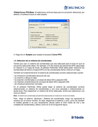 Manual pathfinder gps_trimble | PDF