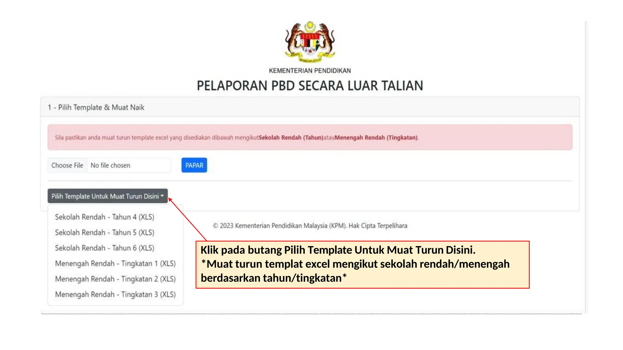 Manual penggunaan PBD Offline KPM ...... | PDF