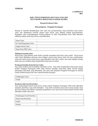 Manual PBS Peng Perniagaan Penggal 3 2013 | PDF
