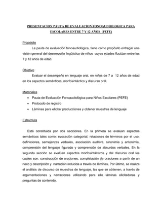 Manual pefe edad escolar 7 a 12 anos | PDF