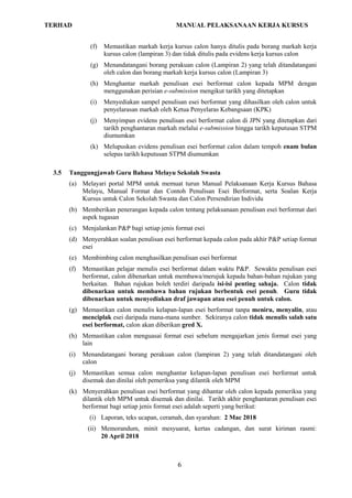 9404 Manual pelaksanaan KK BM P2 2018 | PDF