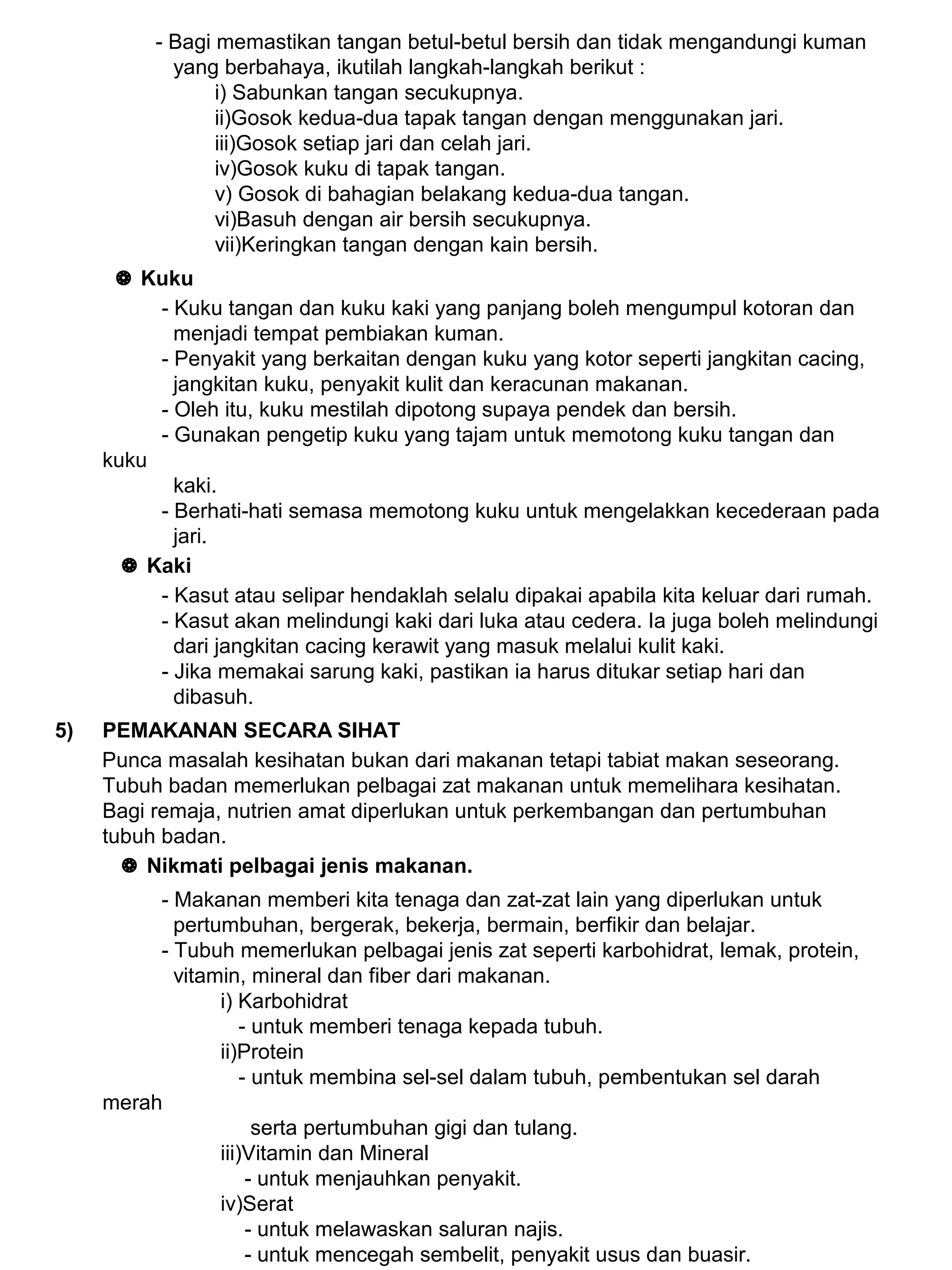 Manual Penjagaan Kesihatan & Perkembangan Remaja | PPT