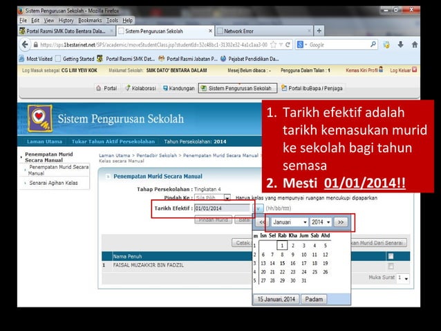 Manual penempatan murid secara manual sps | PPT