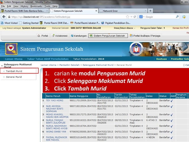 Manual penempatan murid secara manual sps | PPT