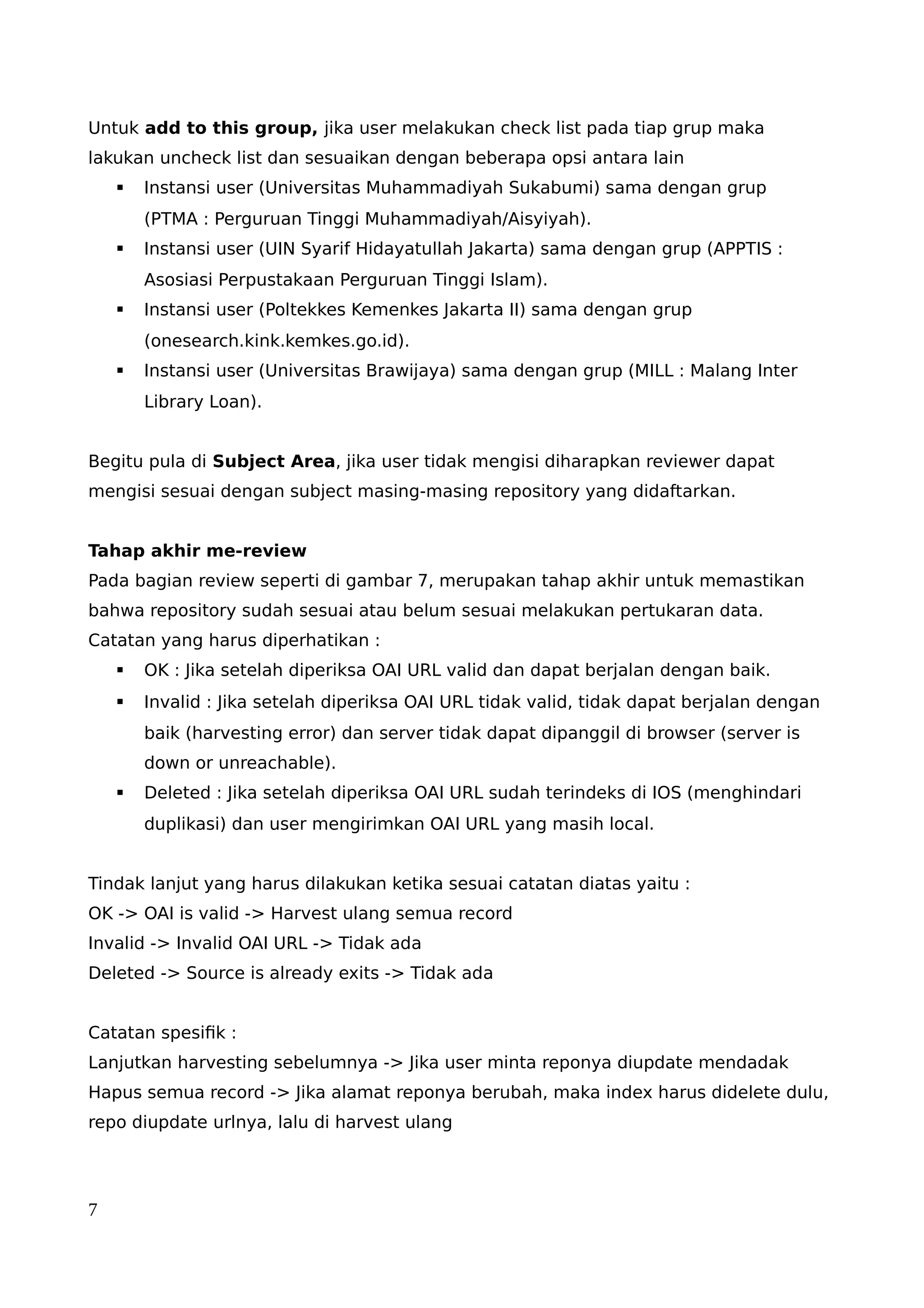 Manual Pengelolaan Indonesia Onesearch | PDF