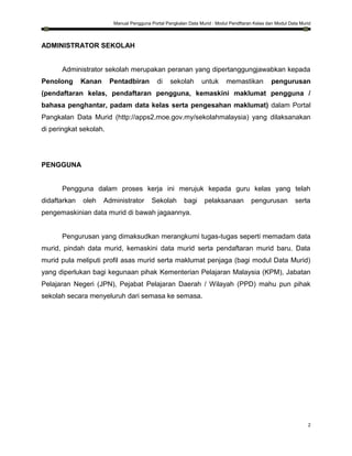 Manual pengguna APDM | PDF