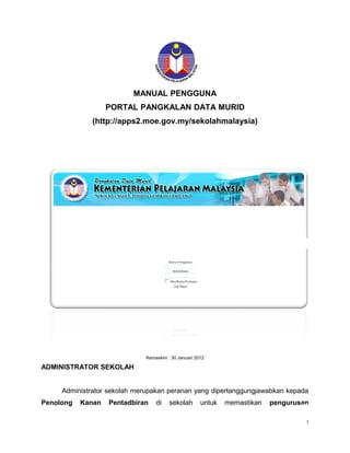 Manual pengguna APDM online | DOC