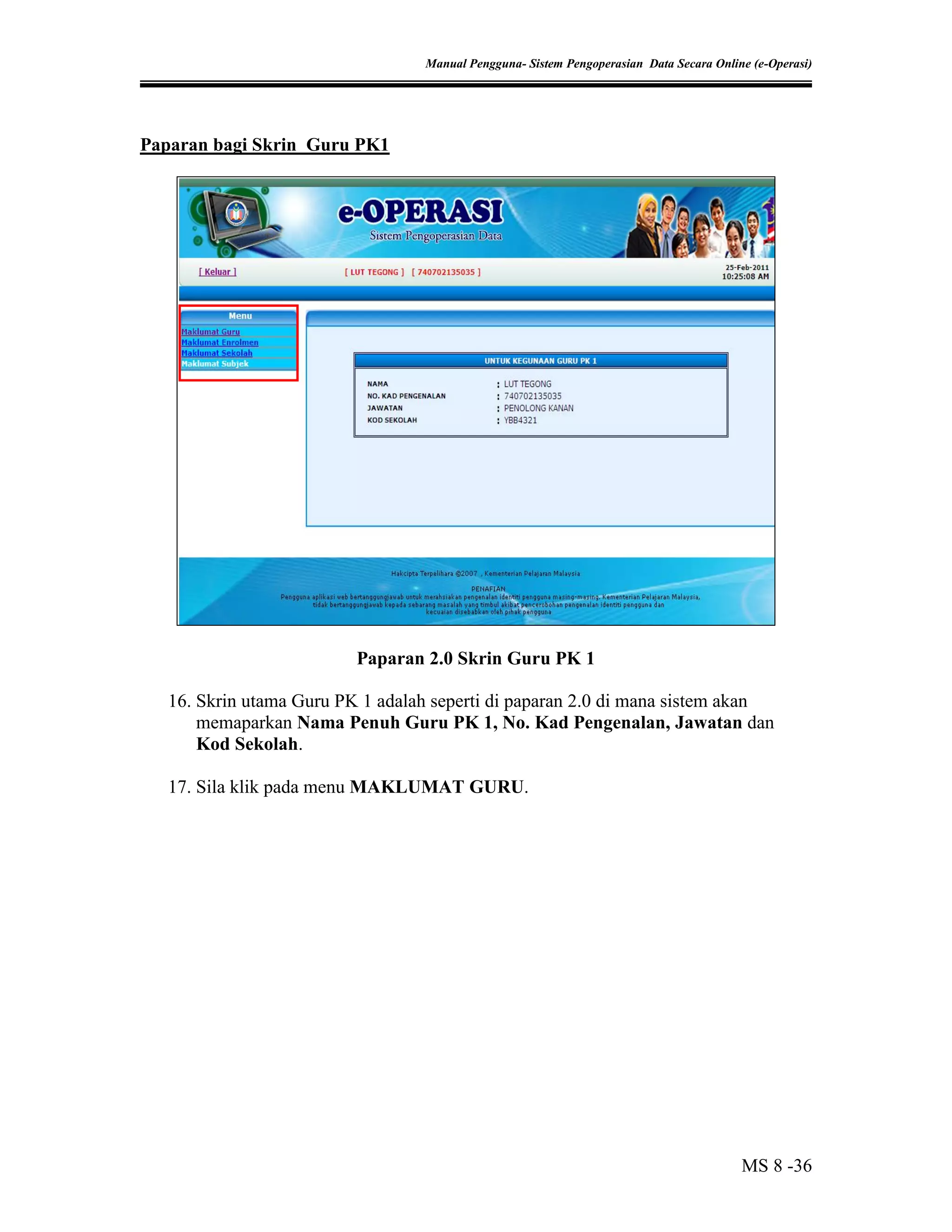Manual pengguna modul pk1 | PDF