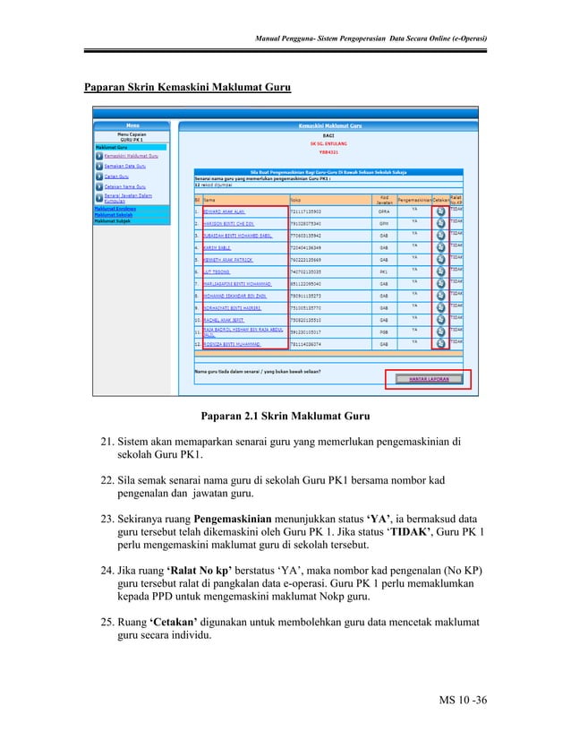 Manual pengguna modul pk1 | PDF