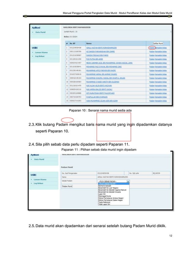 MANUAL PENGGUNA APDM | DOCX