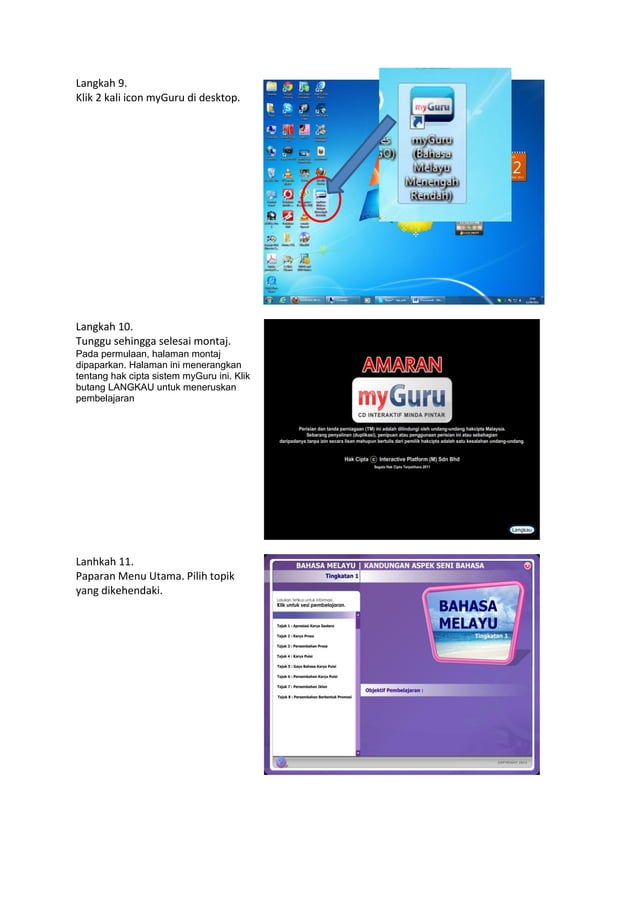 Manual pengguna my guru | PDF