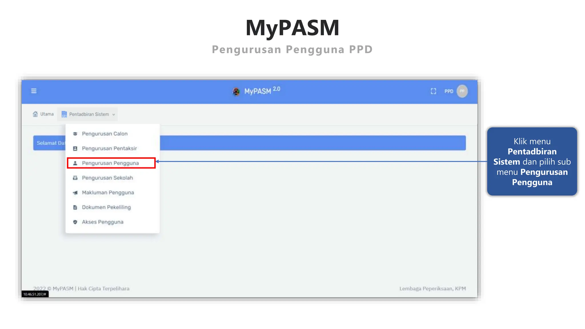 Panduan Penggunaan MyPASM bagi Pengguna LP (PPD).pptx