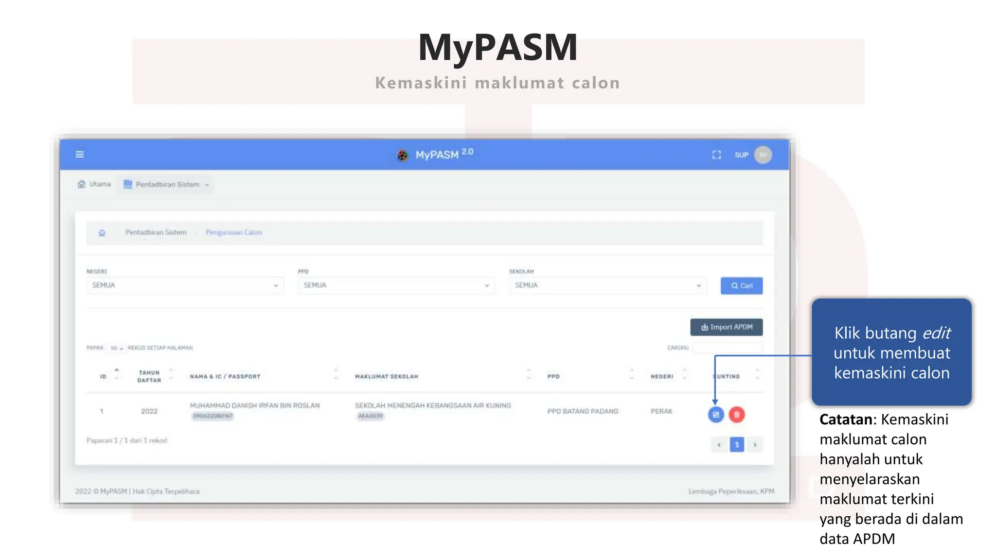Manual Pengguna MyPASM untuk Setiausaha PASM.pptx