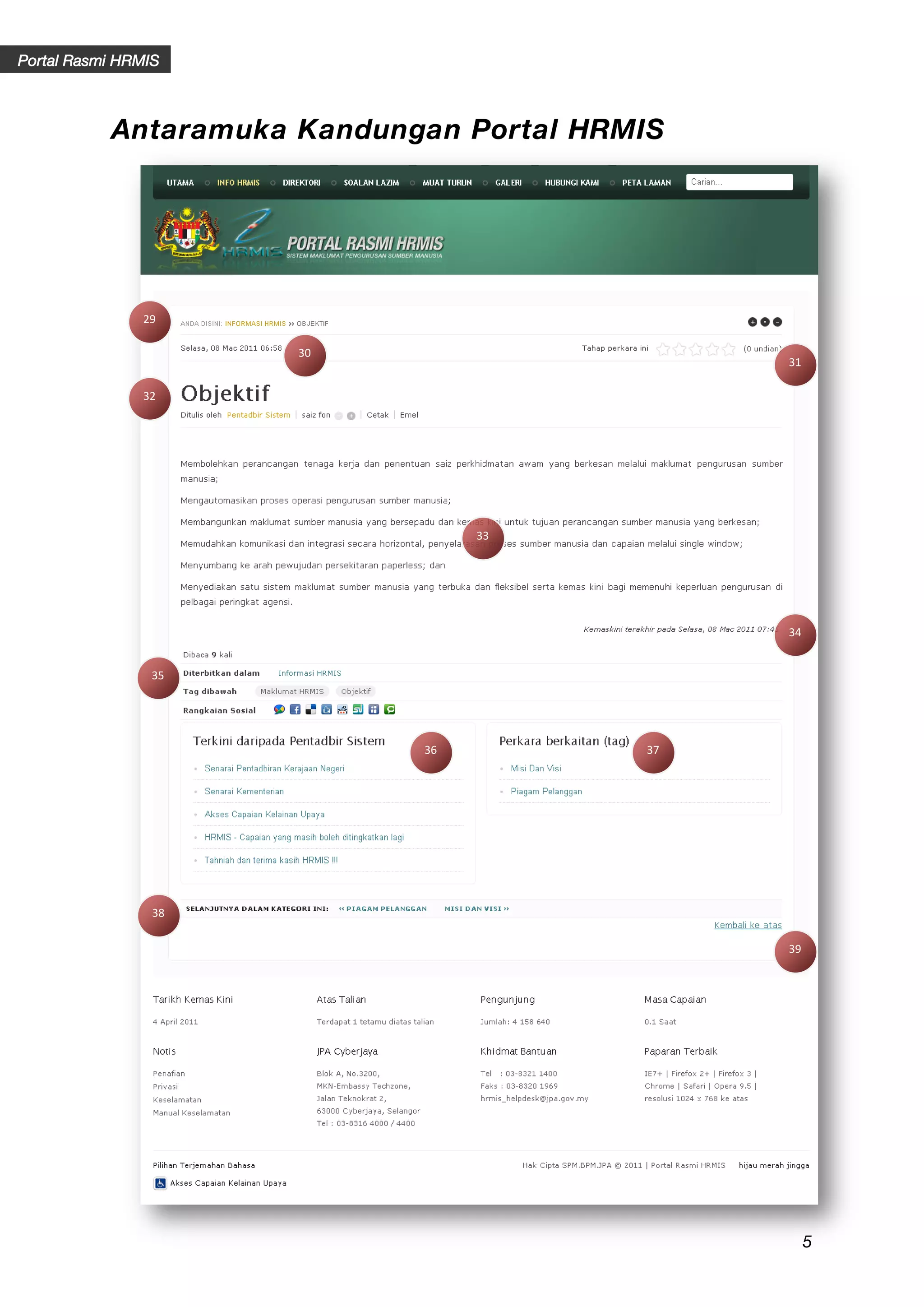 Manual pengguna portal_hrmis | PDF