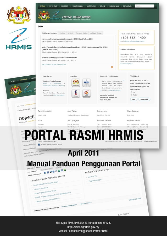 Manual pengguna portal_hrmis | PDF
