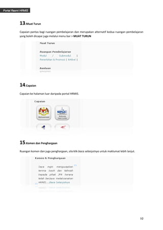 Manual pengguna portal_hrmis | PDF