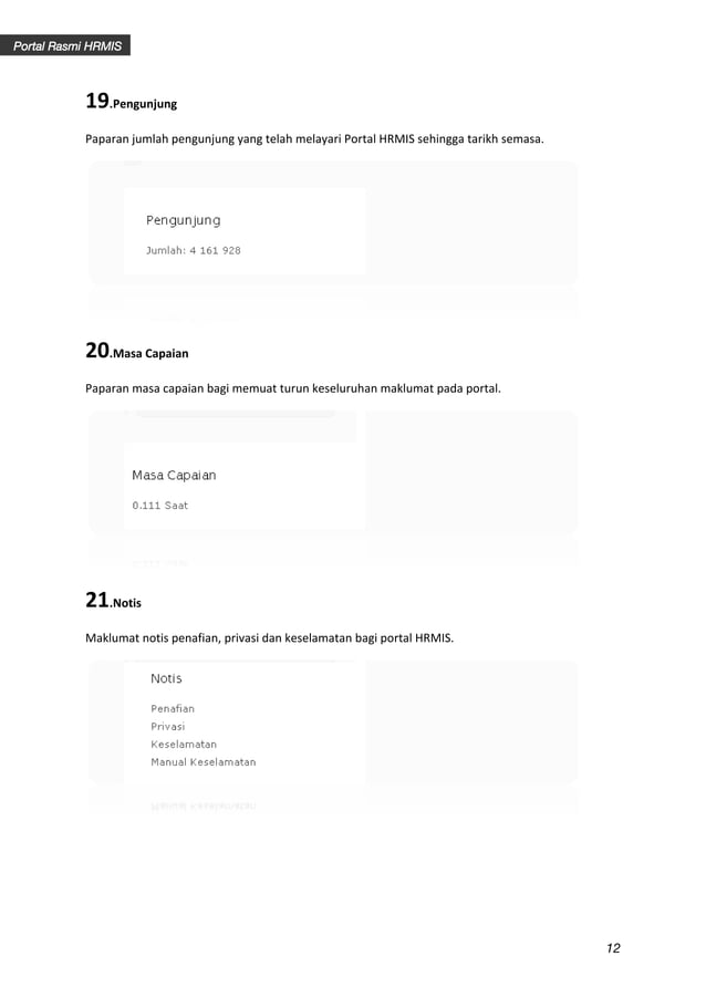 Manual pengguna portal_hrmis | PDF
