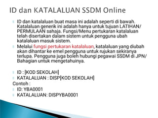 Manual pengguna sekolah_SSDM | PDF